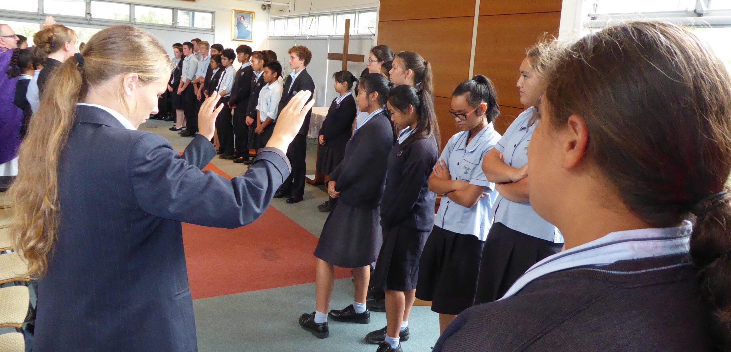 Peer Support leaders commissioned and blessed | Sancta Maria College