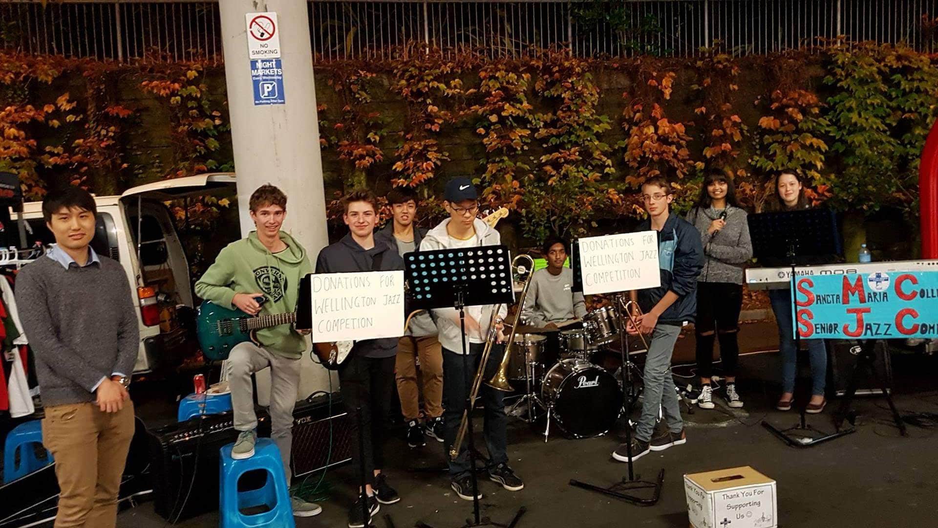 Senior Jazz Band Makes an Impression at the Botany Night Market ...