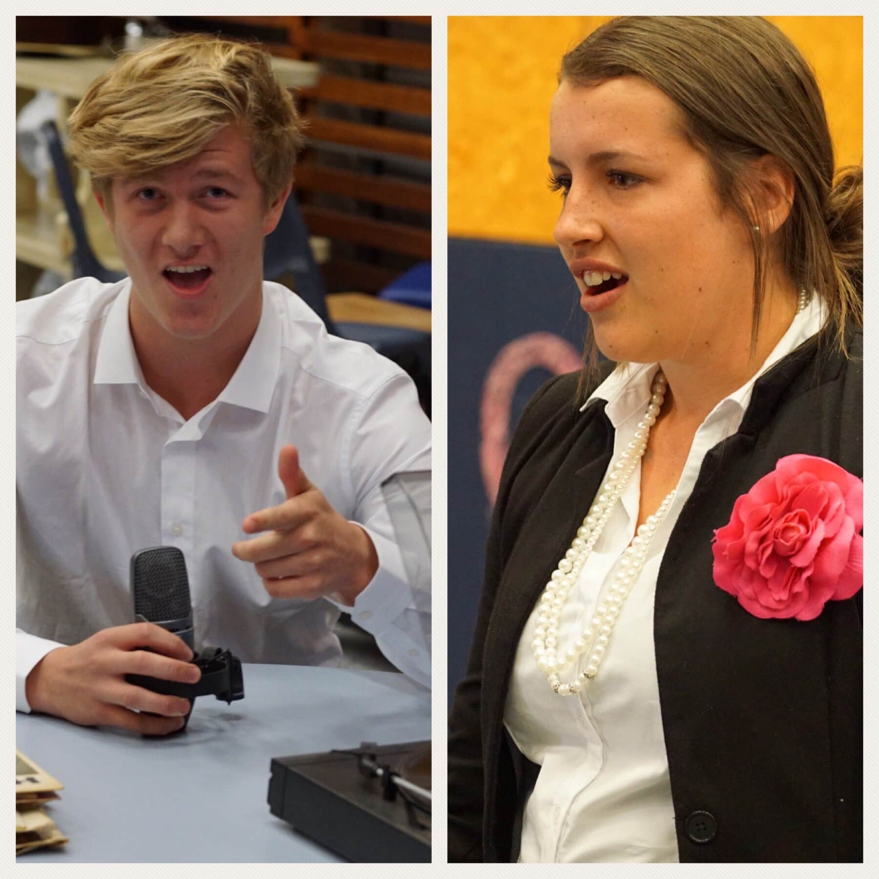 Chat with Sam and Jess – our Vince Fontaine and Ms Lynch | Sancta Maria ...