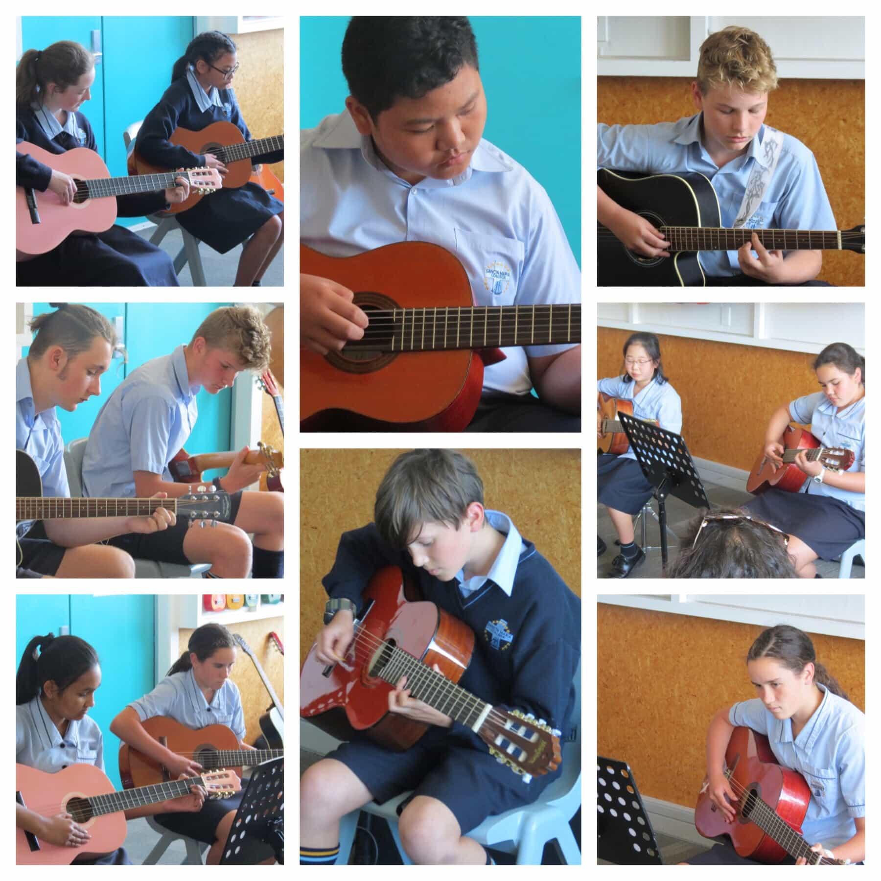 Guitarists hit the right note | Sancta Maria College