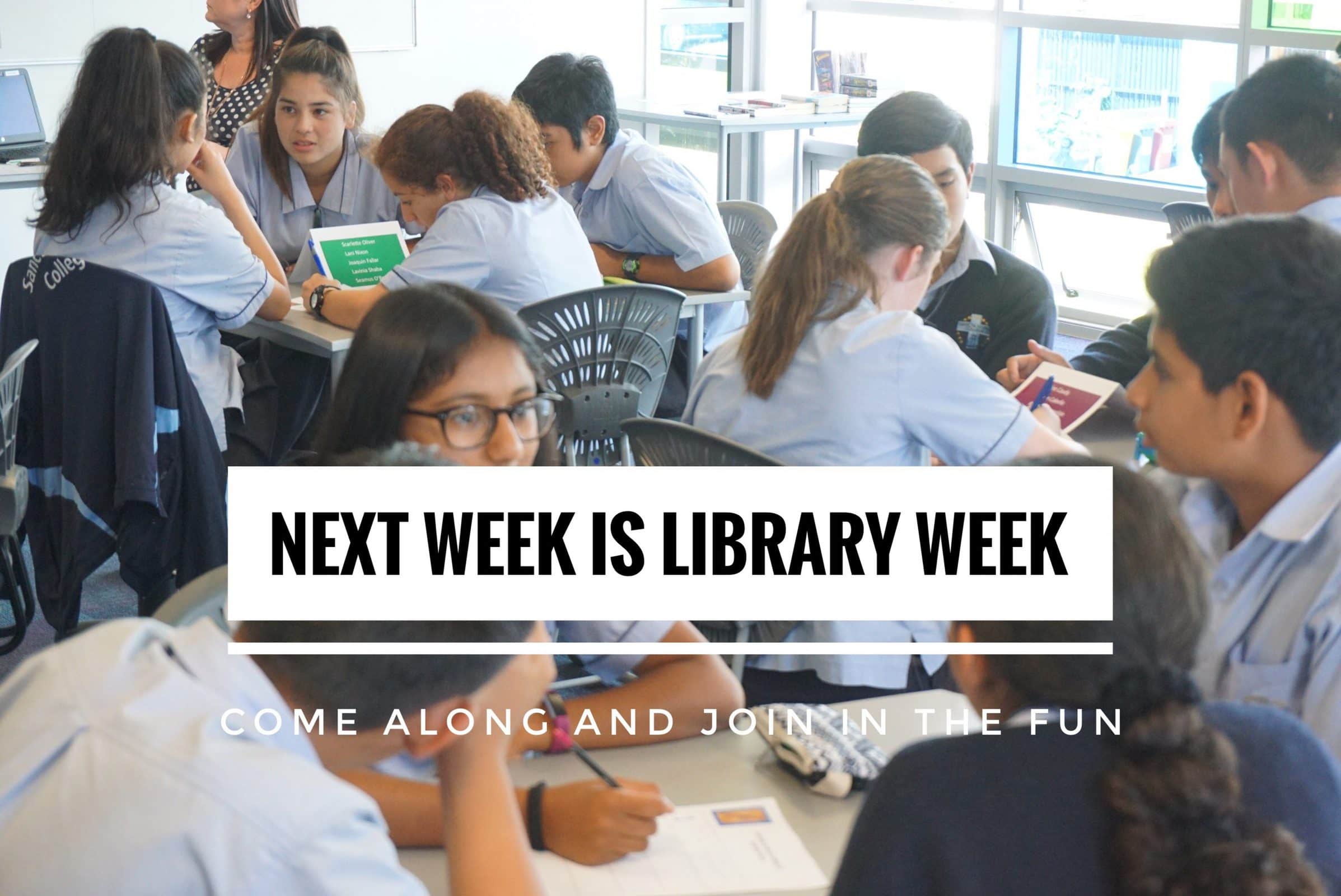 Library Week coming our way | Sancta Maria College