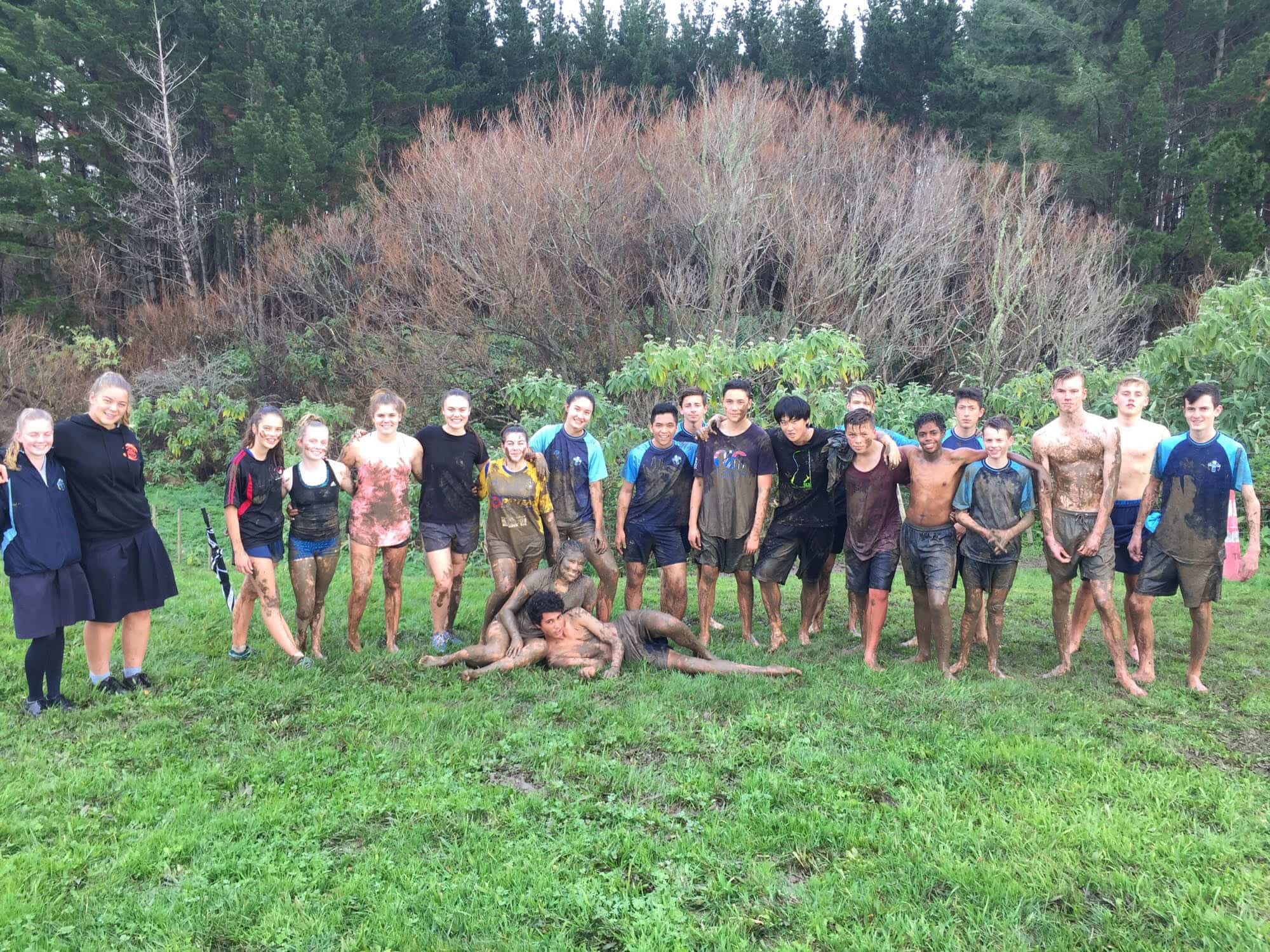 Mud Run challenges students | Sancta Maria College