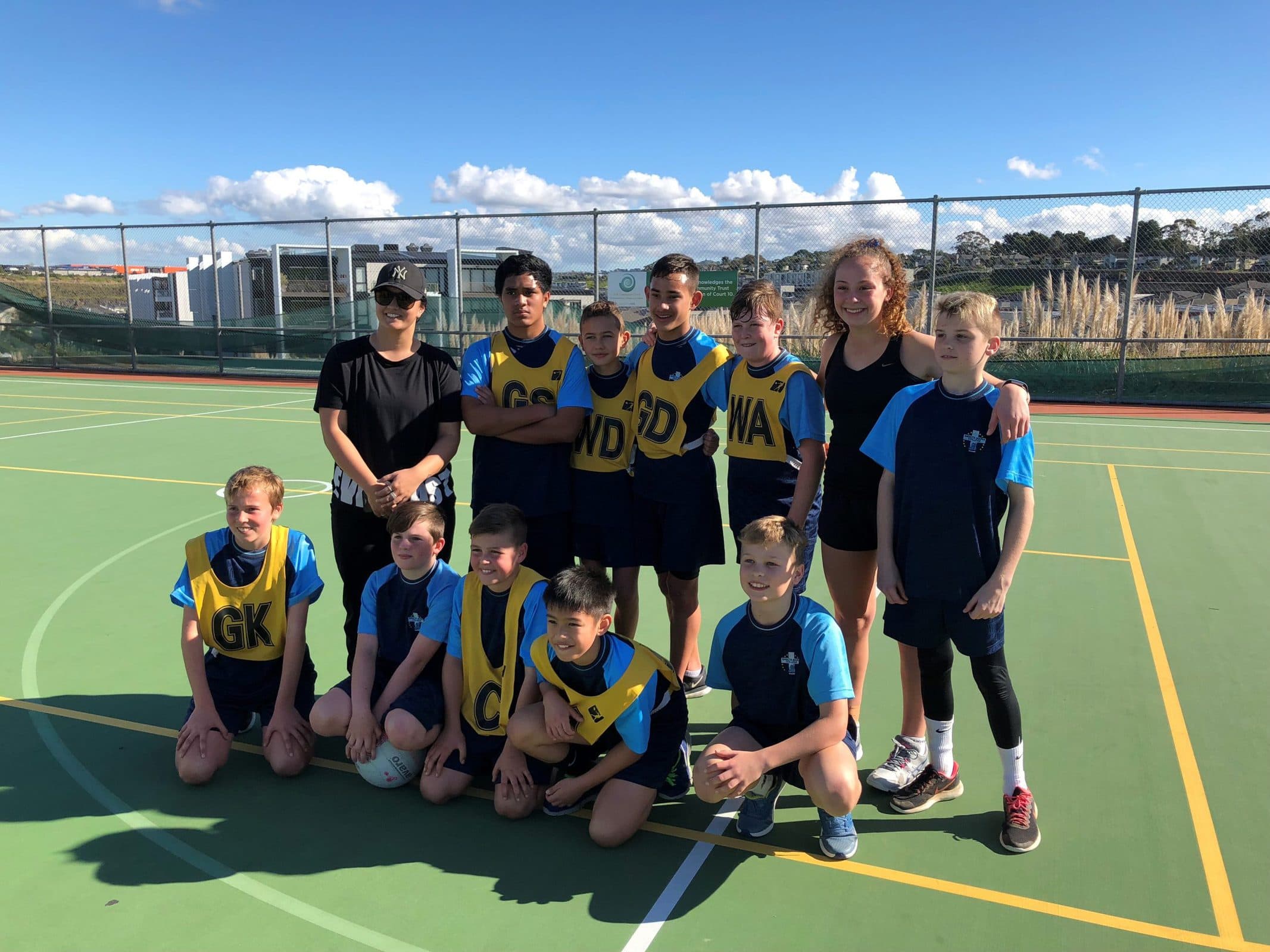 Year 7 Netball boys take out the win | Sancta Maria College