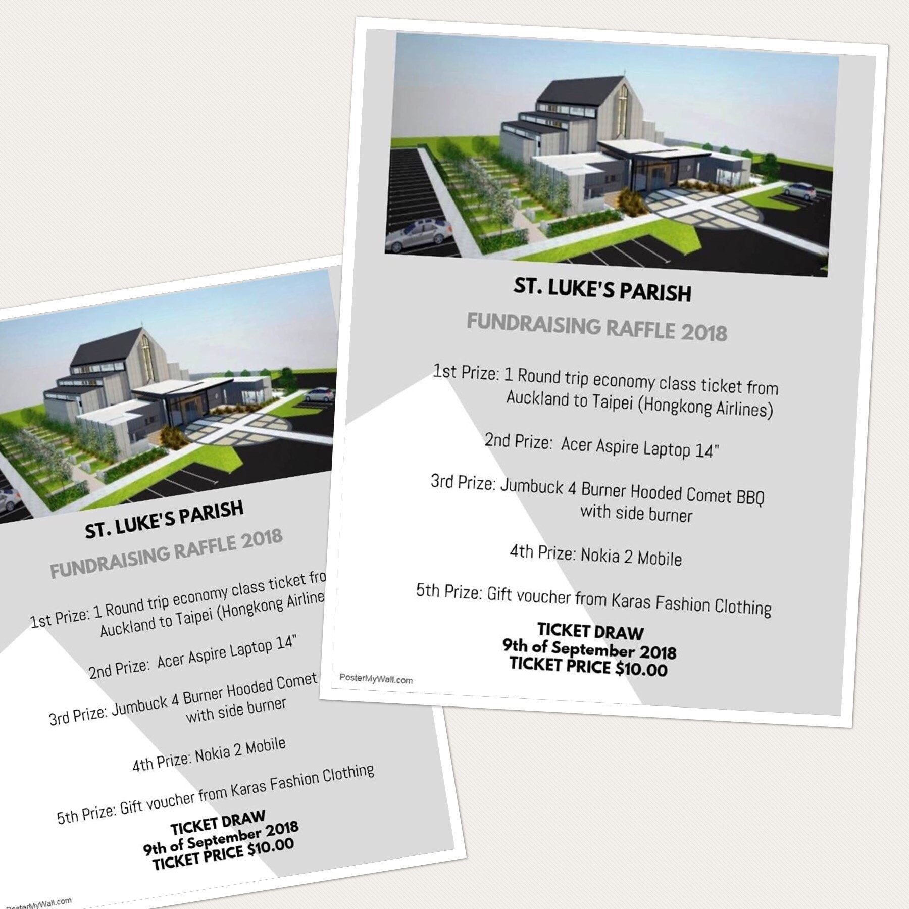 Help us build our new Church – support our raffle | Sancta Maria College