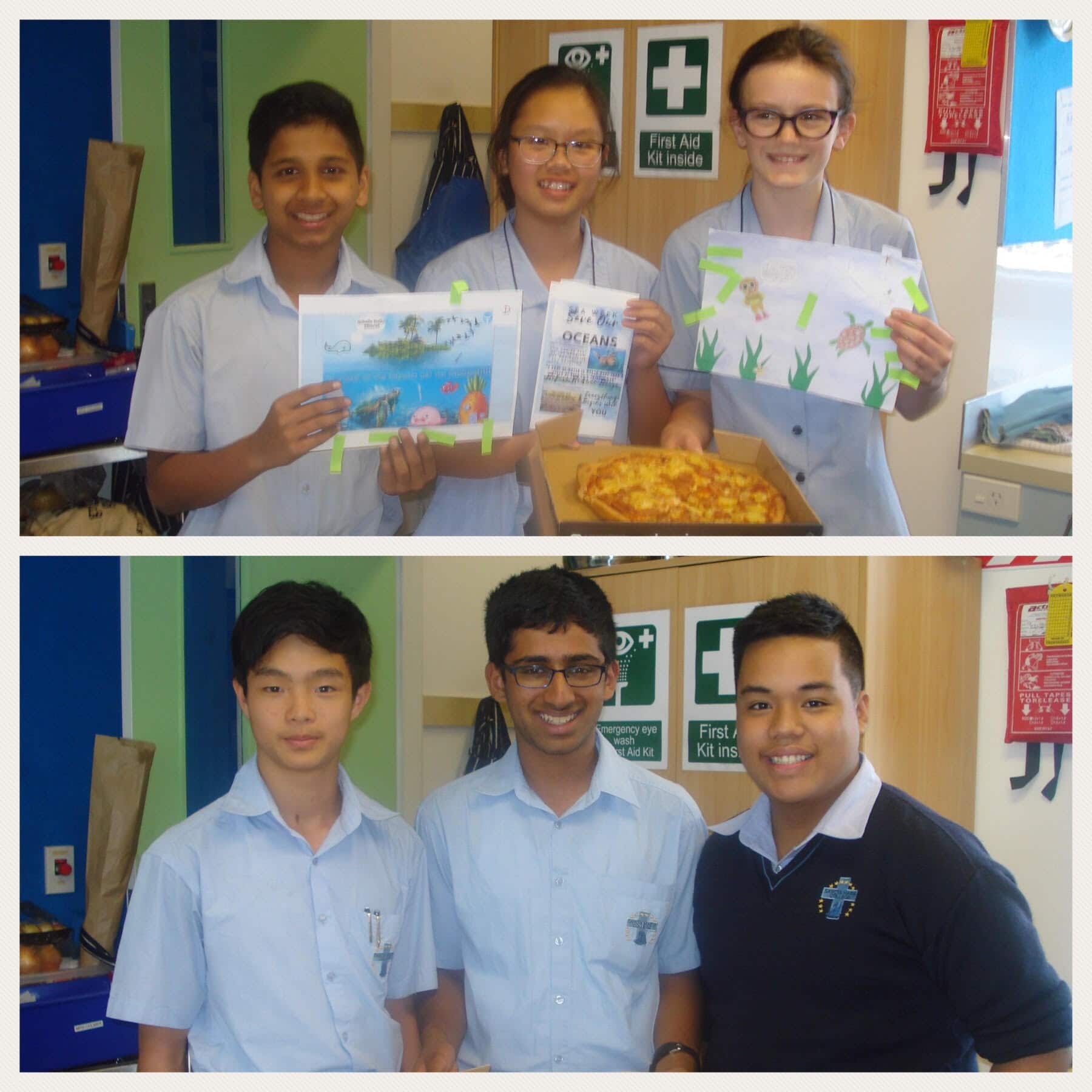 Sea Week poster winners | Sancta Maria College