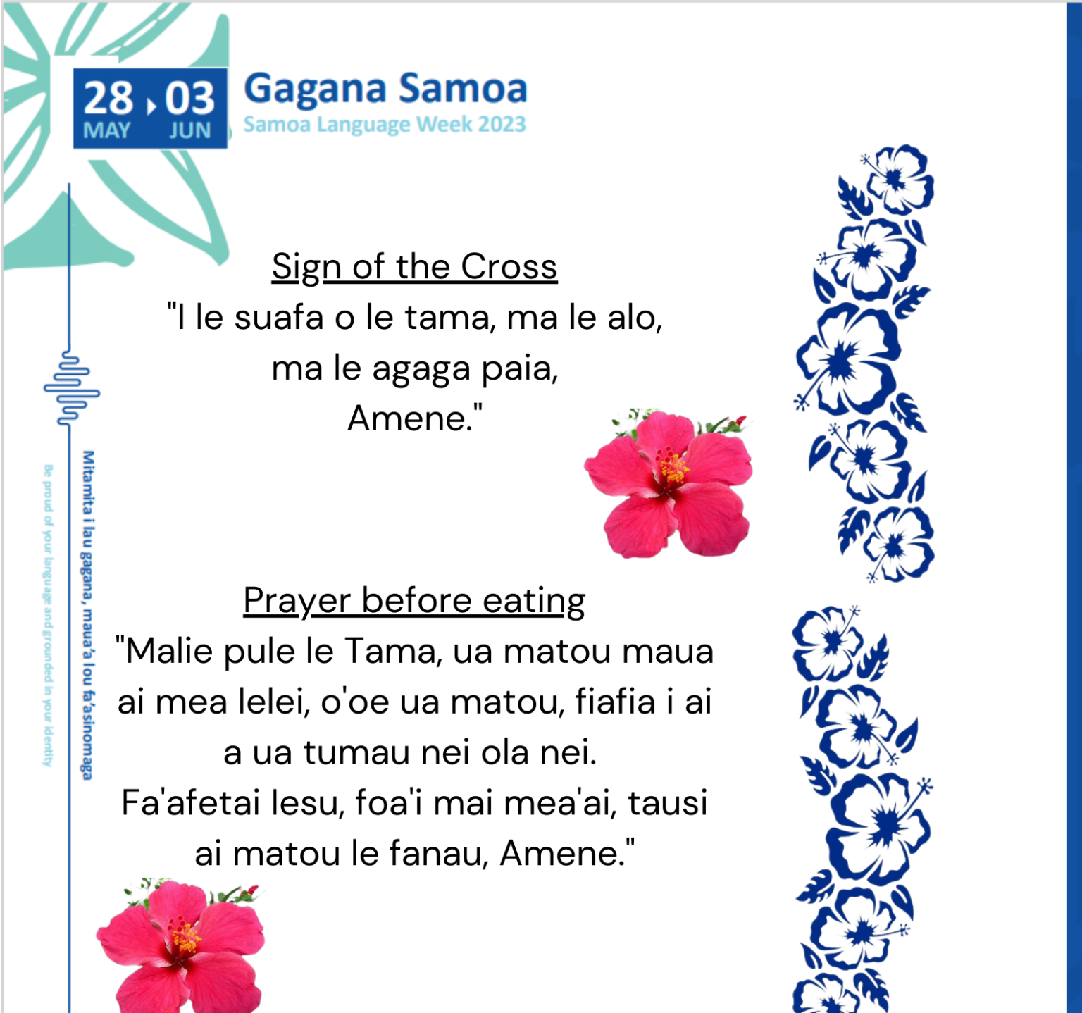 Samoan Language Week | Sancta Maria College
