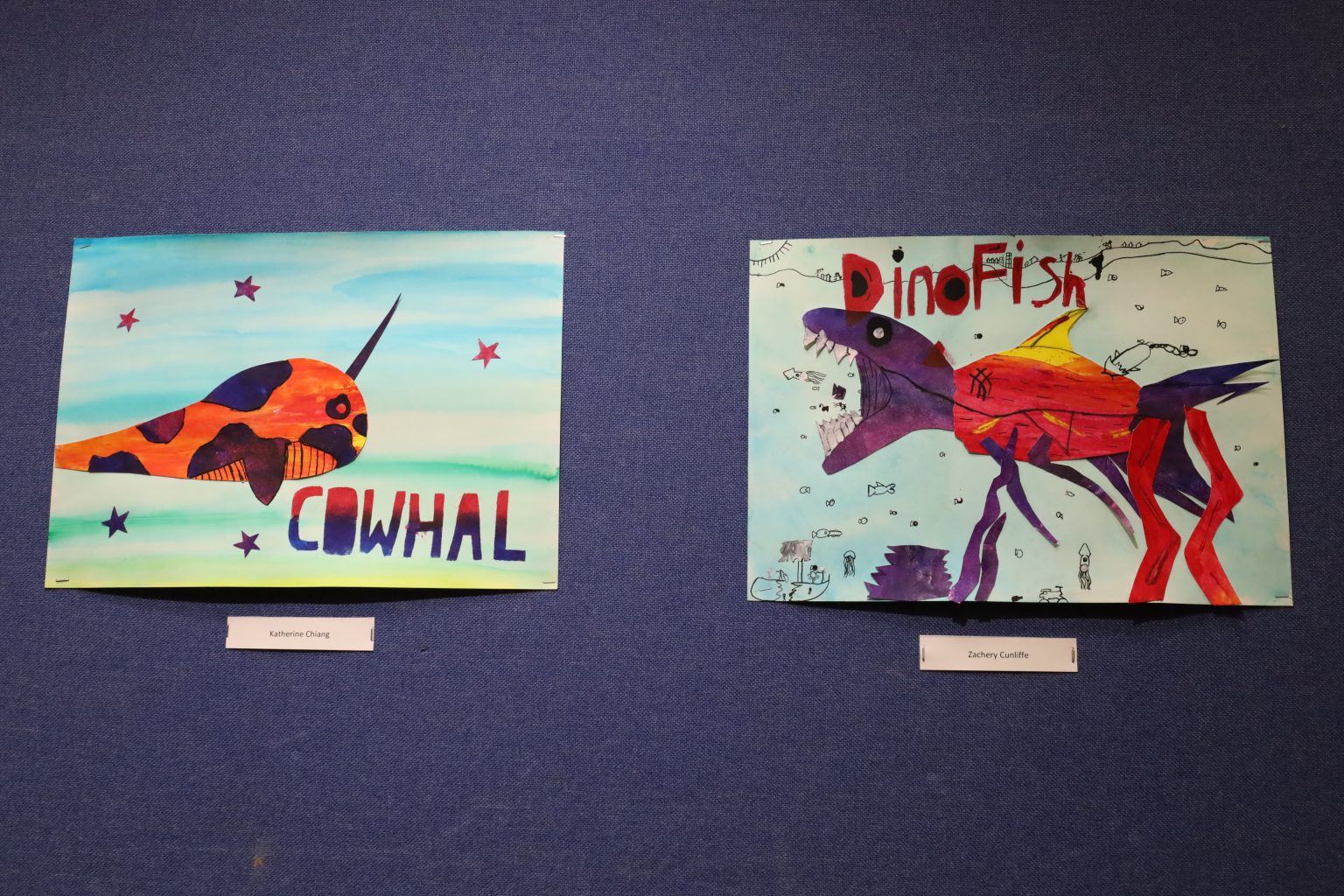 Year 7 Painting and Collage art goes on display | Sancta Maria College