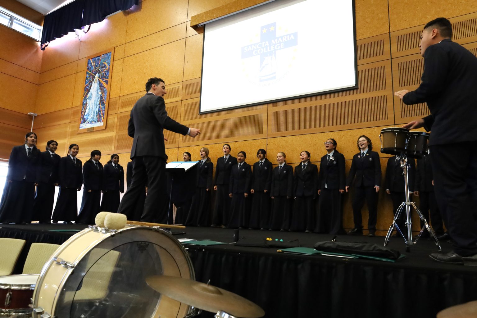 Wynnum State High School serenade's us in style | Sancta Maria College