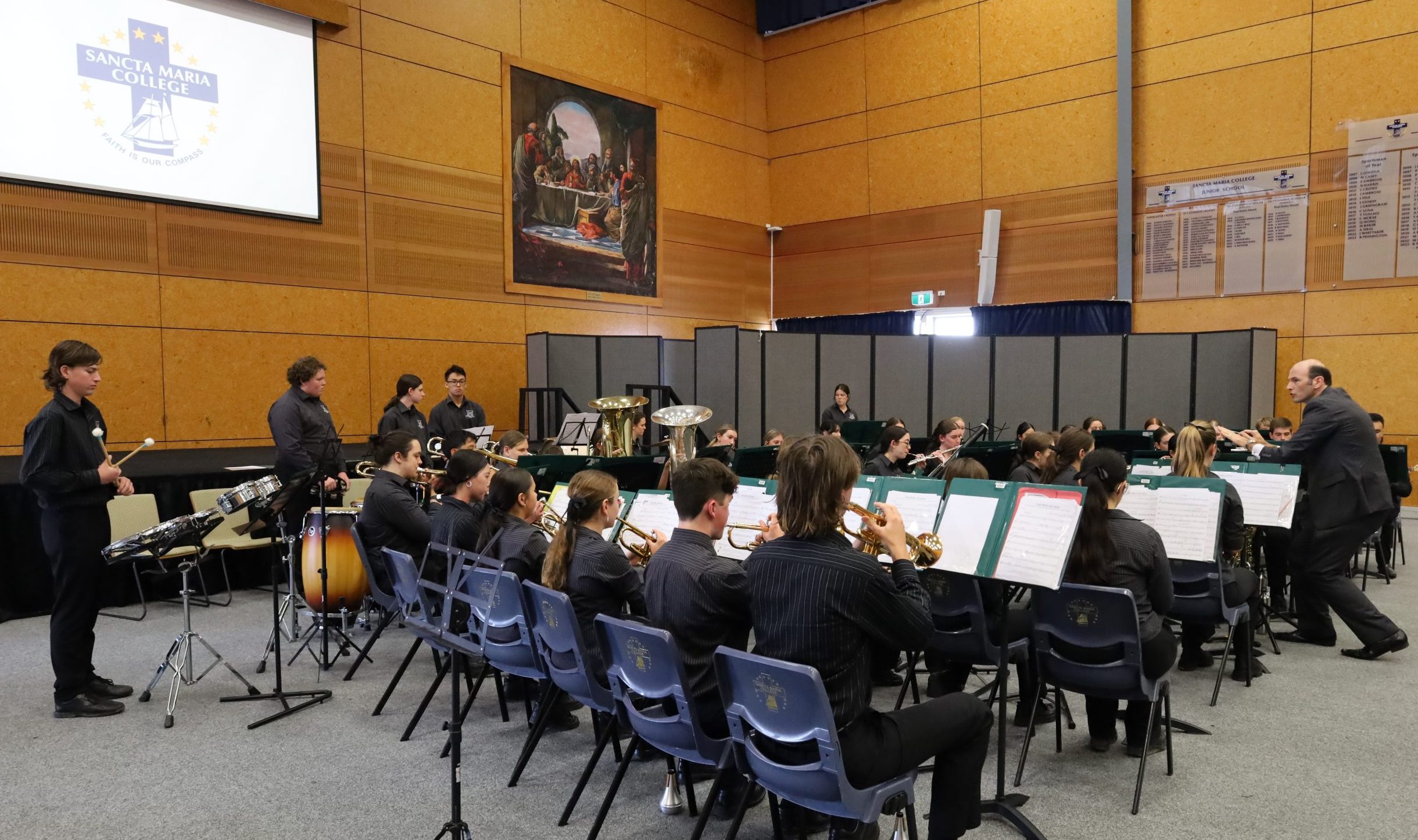 Wynnum State High School serenade's us in style | Sancta Maria College