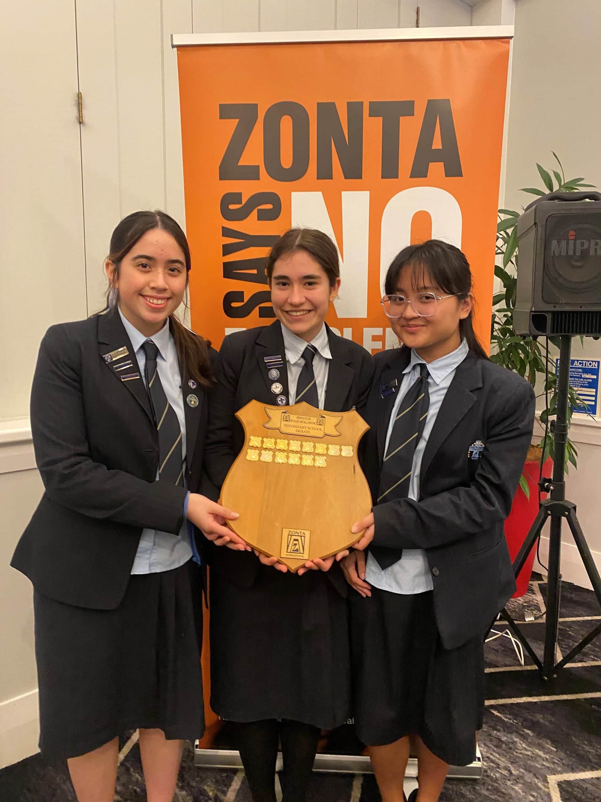Zonta Debating team take home a WIN | Sancta Maria College