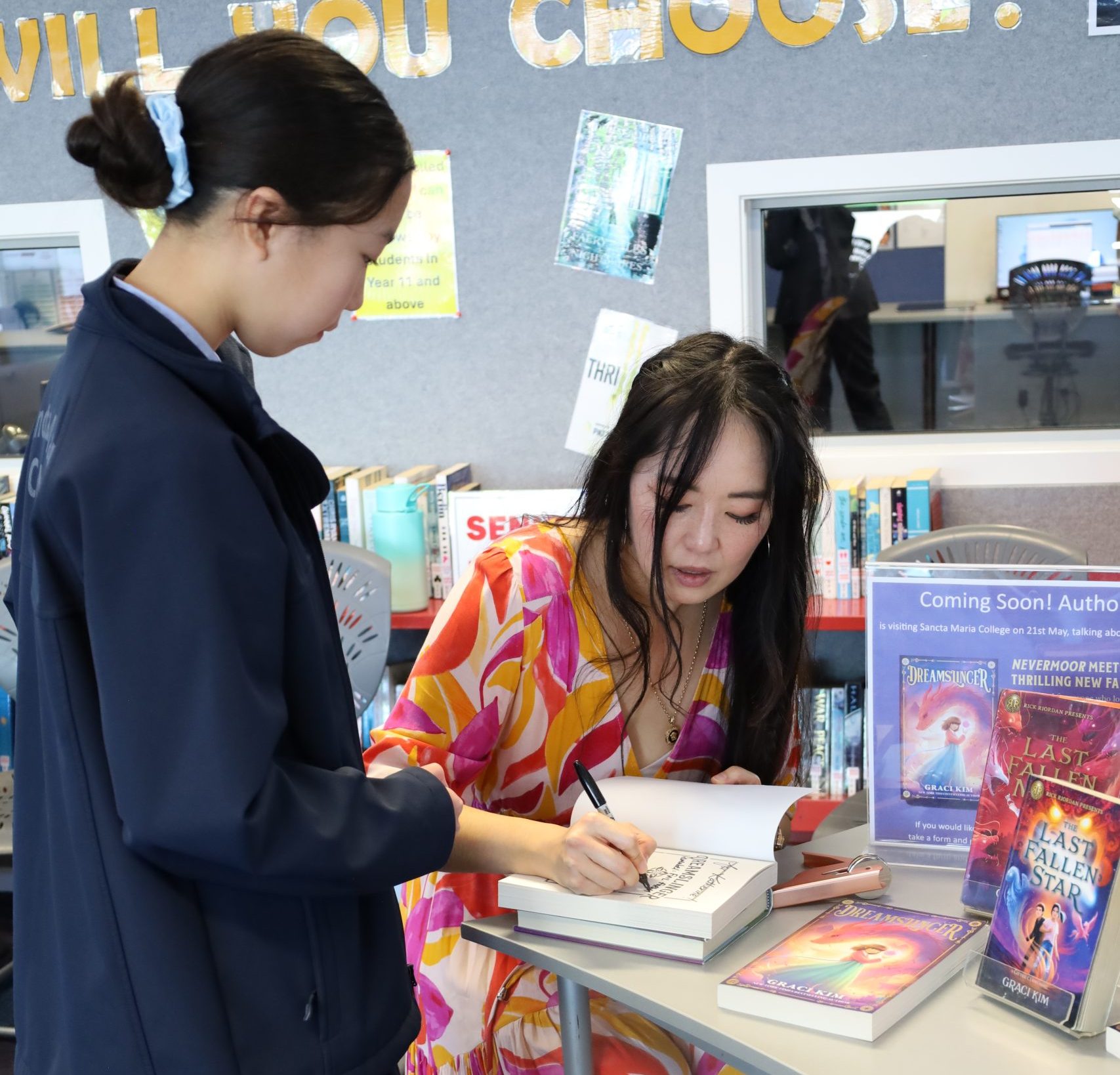 Author, Graci Kim shares her stories | Sancta Maria College